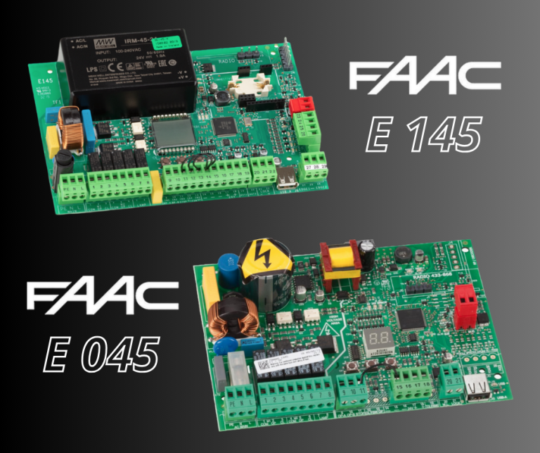 FAAC Steuerung E045S vs. FAAC E145S – Vergleich